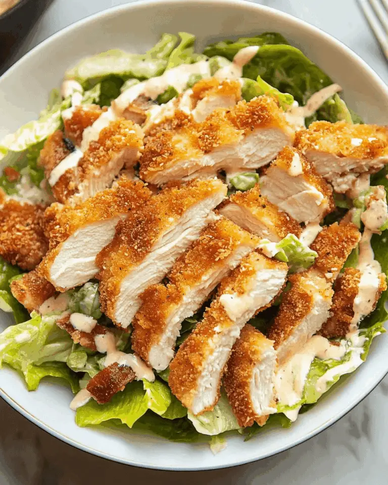 Extra Crispy Chicken Caesar Salad: A Must-Try Recipe! - Recipe Tasted