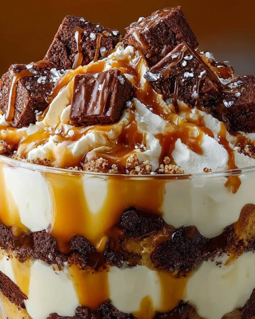 CARAMEL CHEESECAKE BROWNIE TRIFLE: Discover Blissful Layers! - Recipe ...