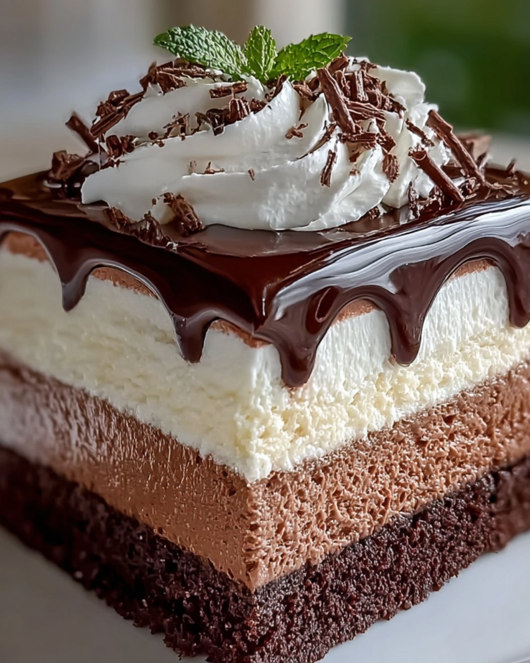 Tuxedo Cake - Triple Chocolate Mousse You Must Try Today! - Recipe Tasted